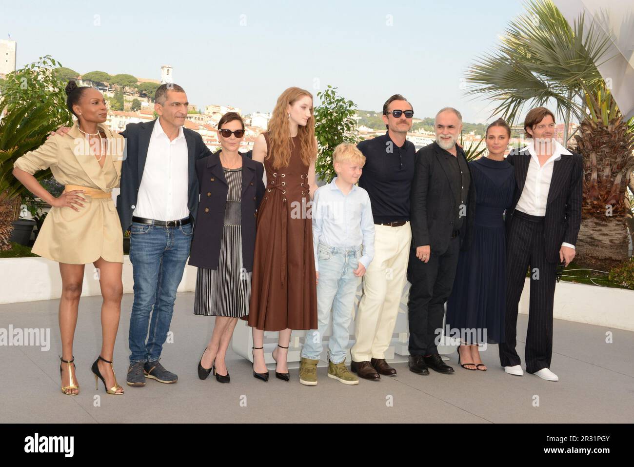 May 22, 2023, CANNES, France: CANNES, FRANCE - MAY 22: Amr Waked, Junia ...