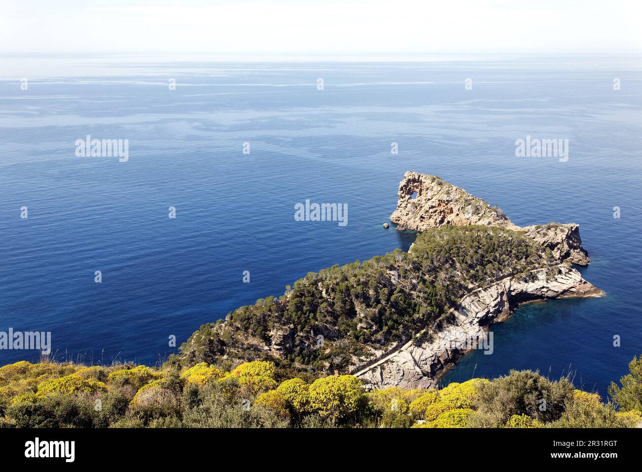 Punta de Sa Foradada Stock Photo - Alamy