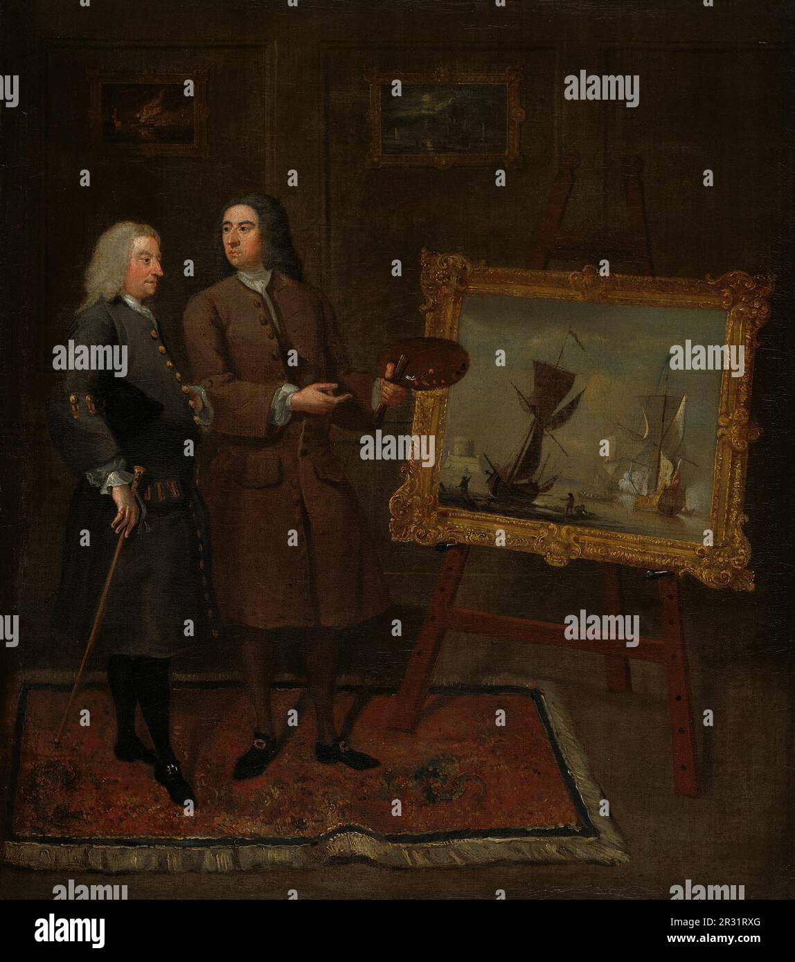 Thomas Walker and Peter Monamy, c. 1735 Artist: Gawen Hamilton British ...