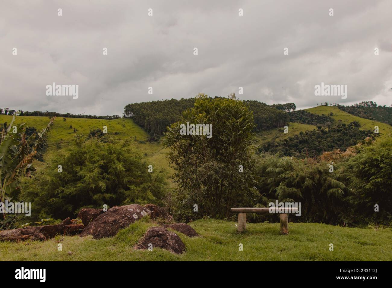 calm and peaceful landscape in nature Stock Photo - Alamy