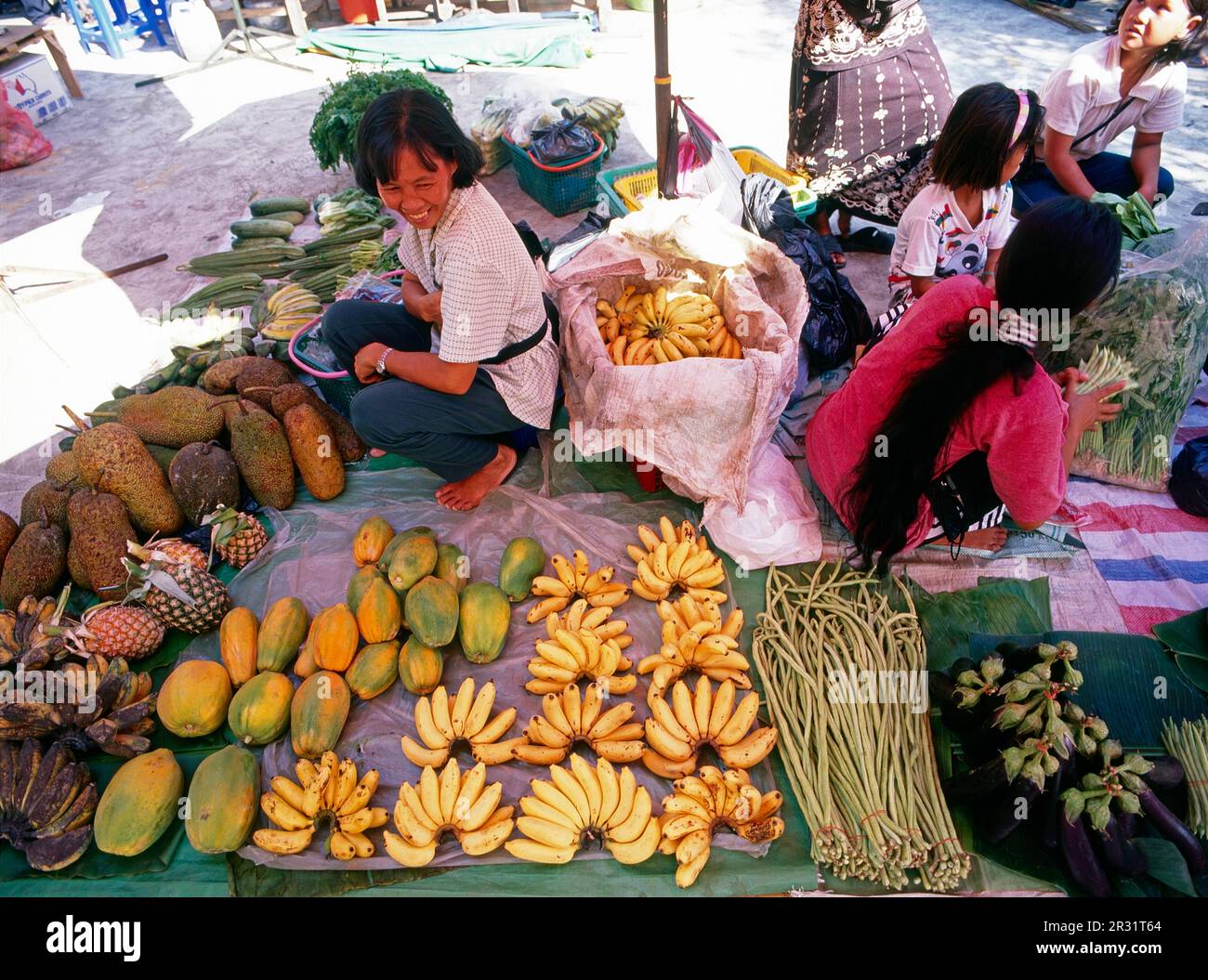 Fruit and vegetable market in Keningau, Sabah, Malaysia Stock Photo - Alamy