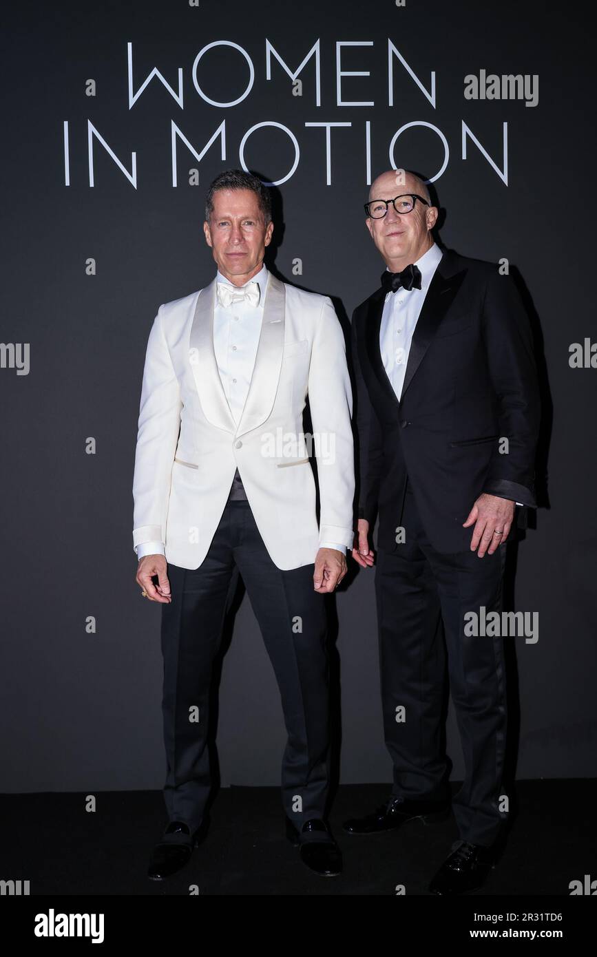 Cannes, France. 21st May, 2023. CANNES - MAY 21: Bruce Bozzi and Bryan ...