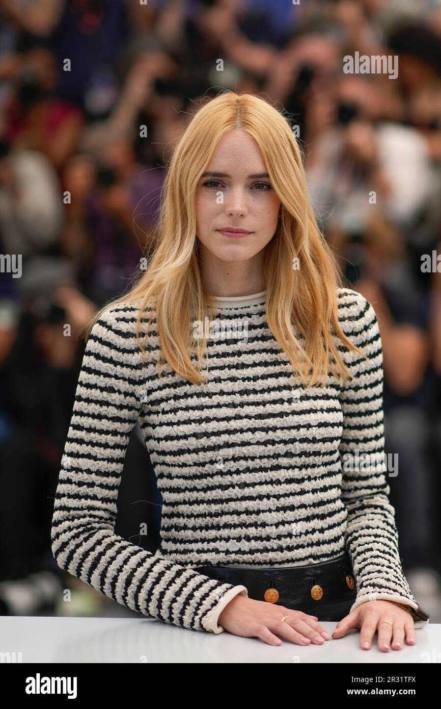 Stacy Martin poses for photographers at the photo call for the film ...