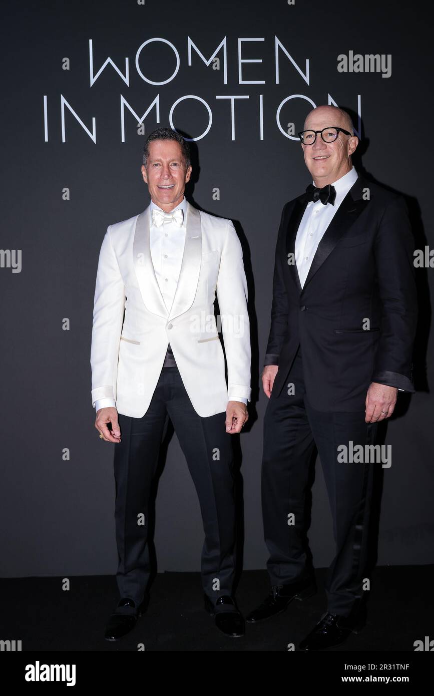 Cannes, France. 21st May, 2023. CANNES - MAY 21: Bruce Bozzi and Bryan ...