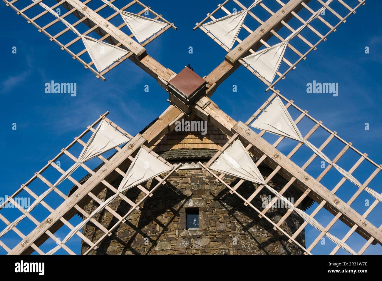 Detail of windmill blades Stock Photo - Alamy