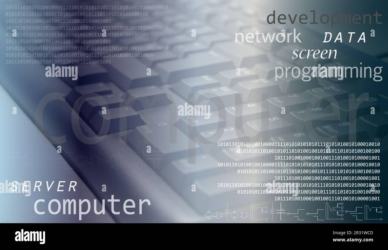 PC keyboard background Stock Photo - Alamy