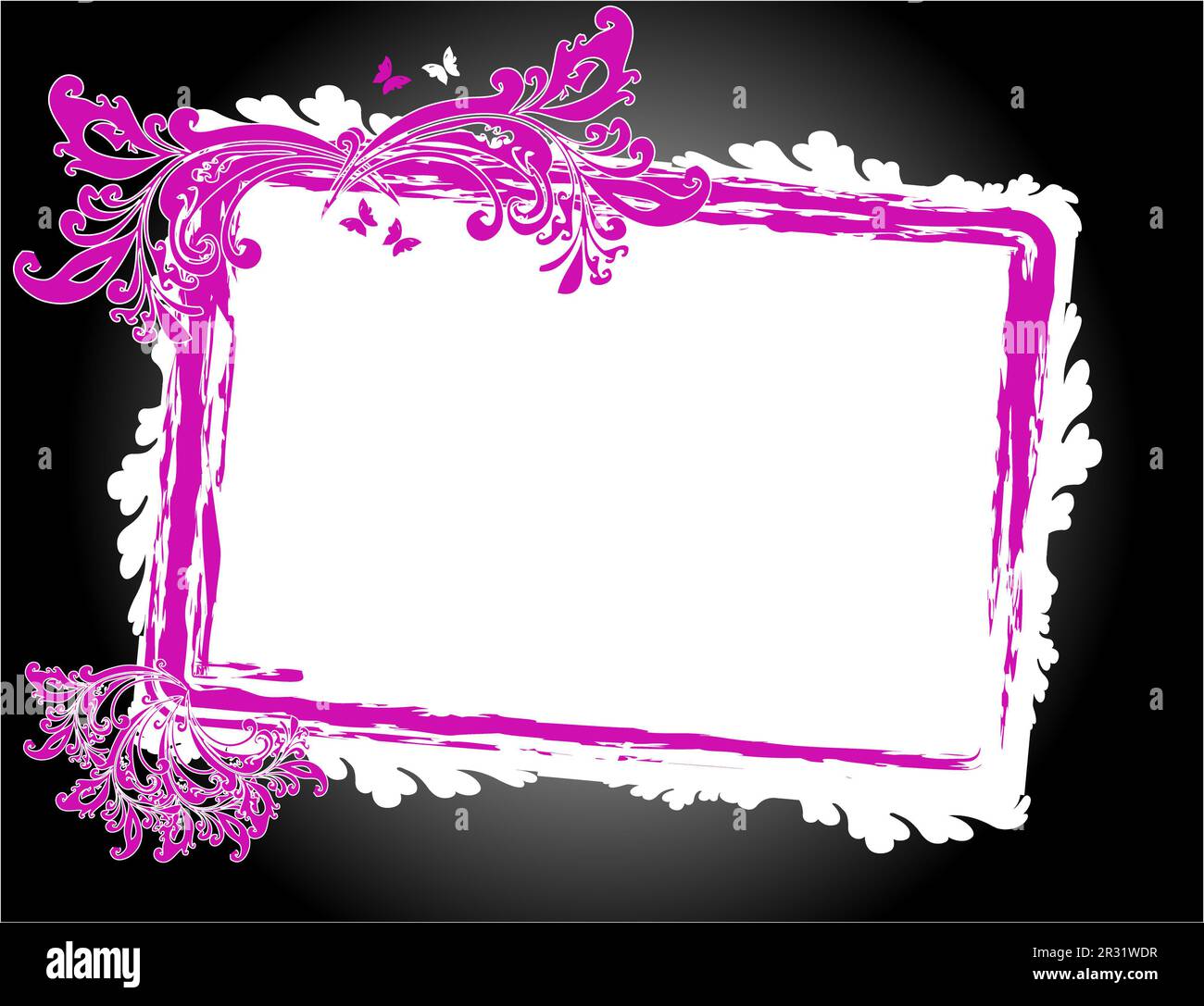 Pink frame background hi-res stock photography and images - Alamy