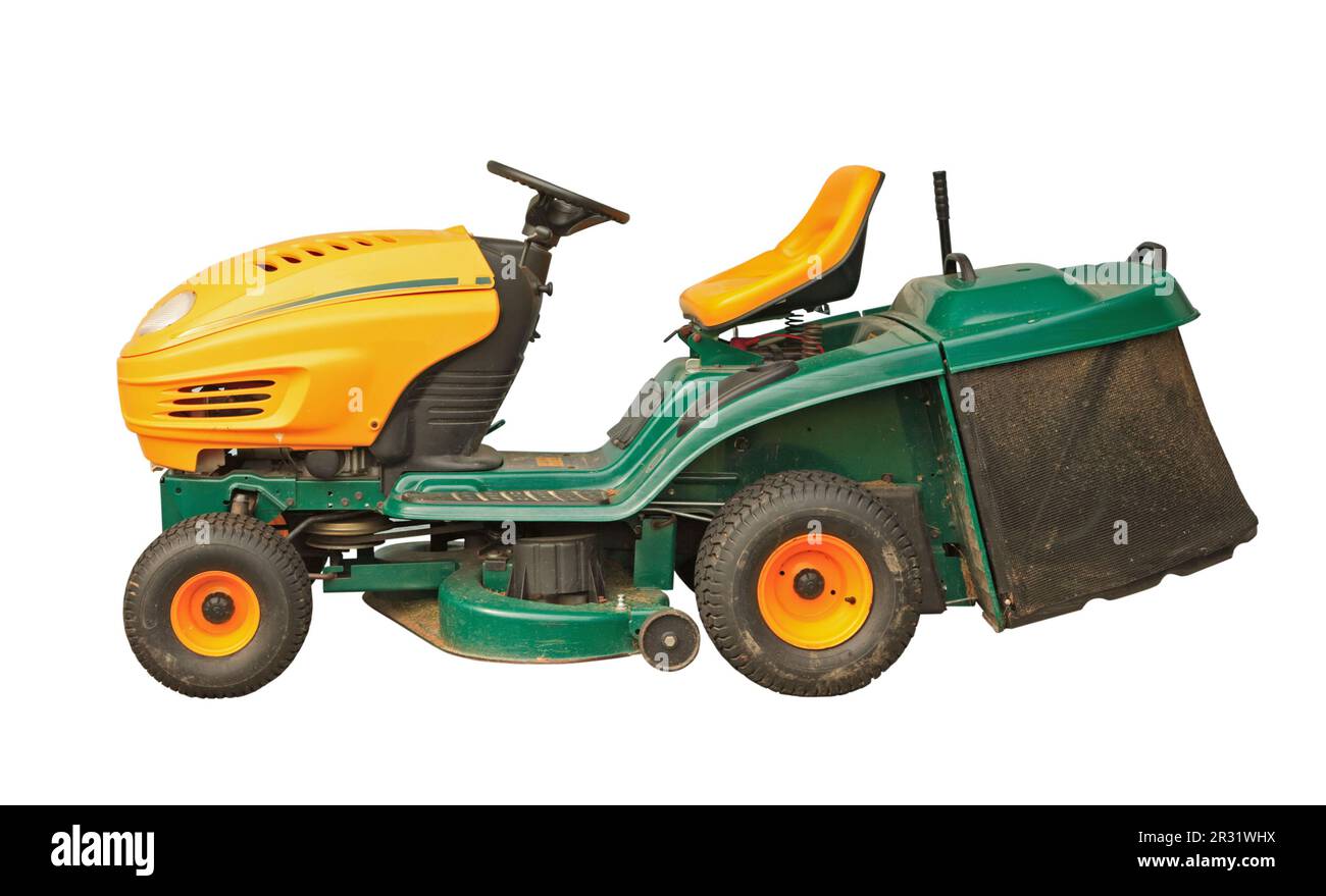 Lawn care machine Cut Out Stock Images & Pictures - Alamy