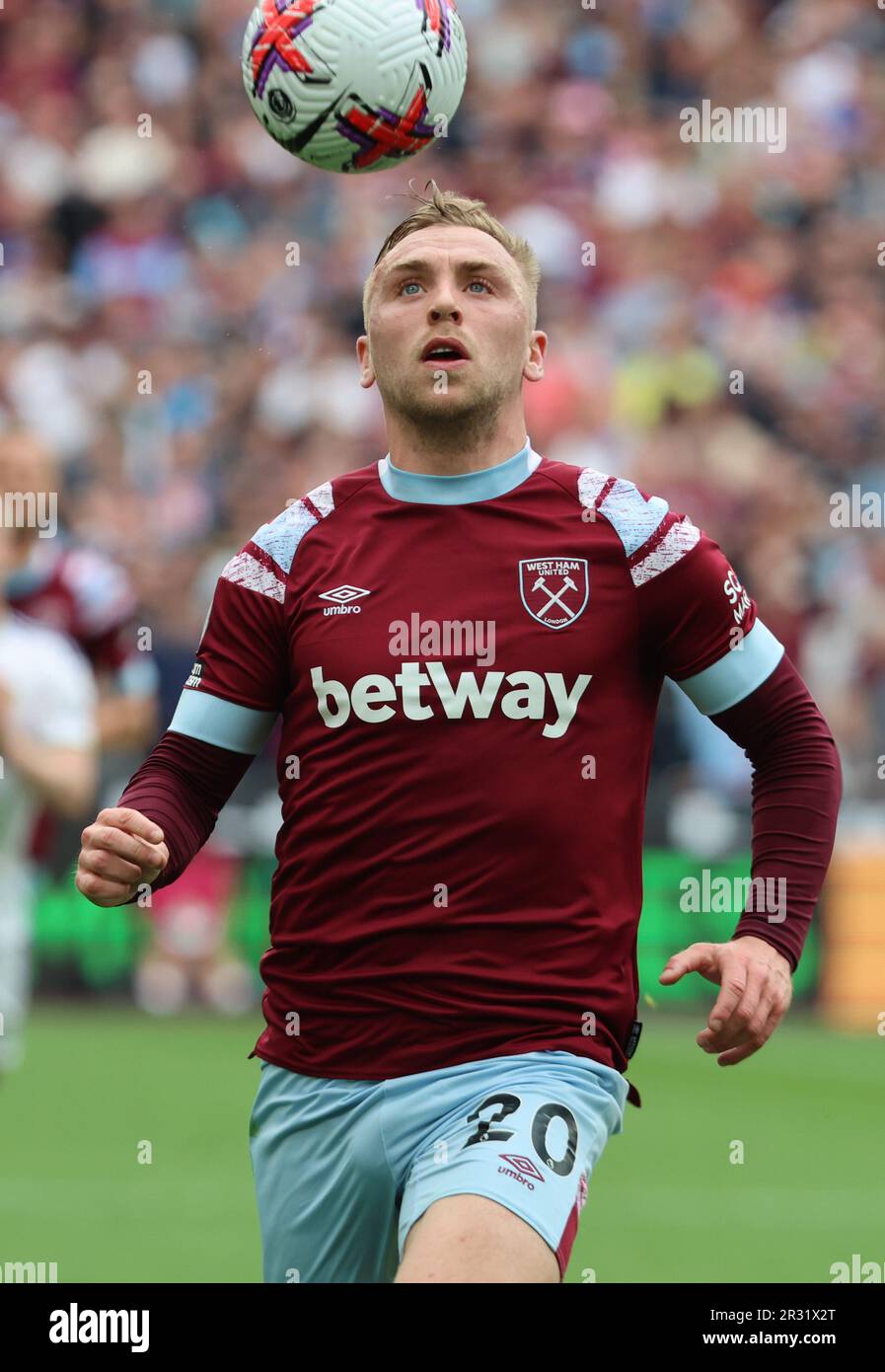 West Ham United's Jarrod Bowen in action during English Premier League ...