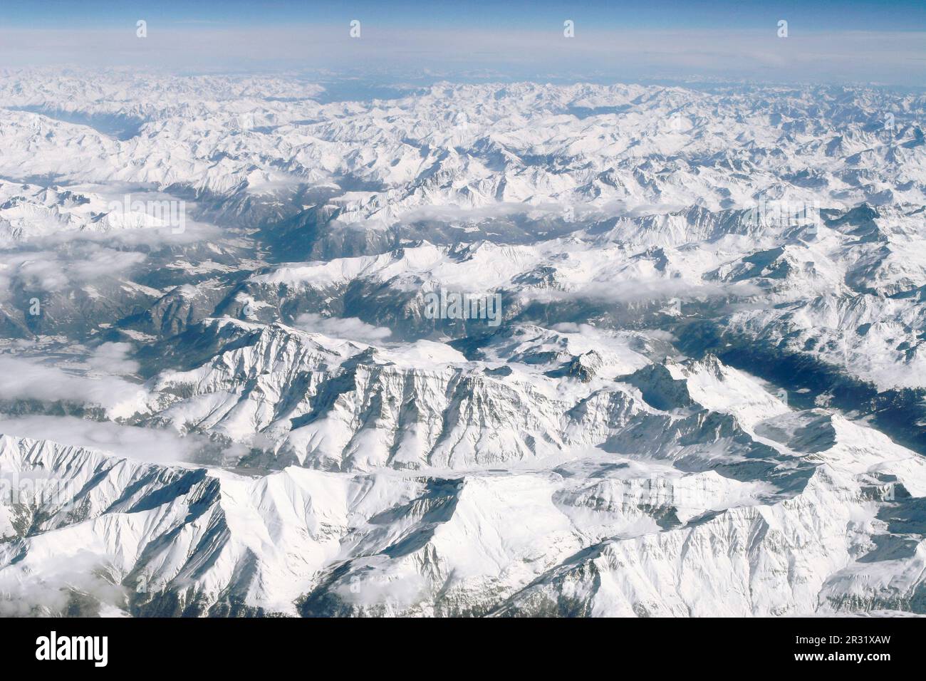 Swiss alps scenic flight hi-res stock photography and images - Alamy