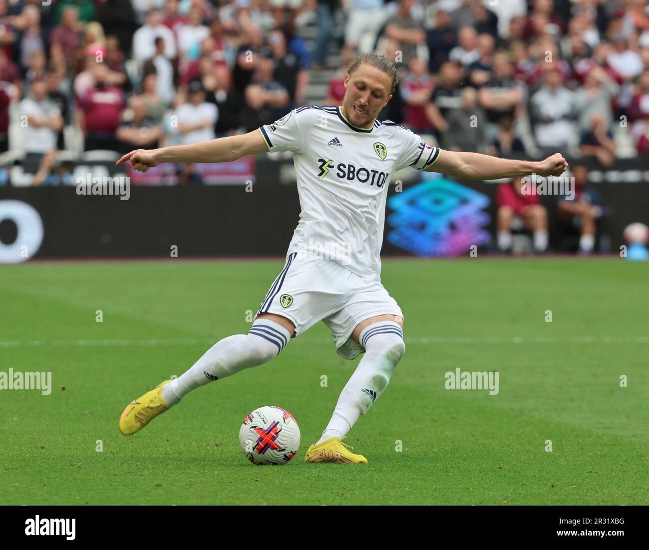 Luke Ayling of Leeds United in action during English Premier League ...