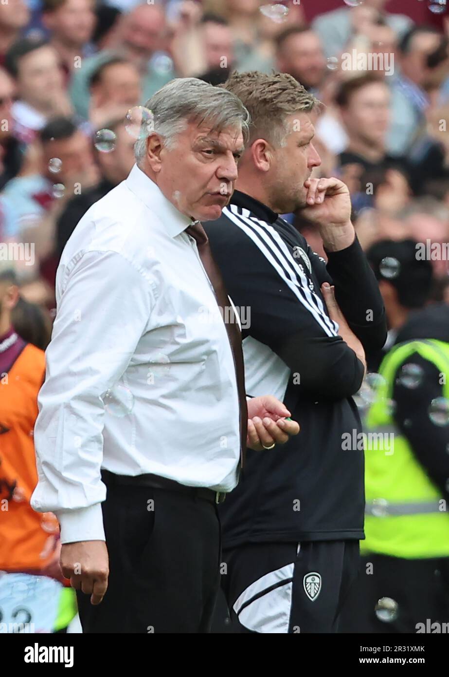 Sam Allardyce Head Coach of Leeds United during English Premier League ...