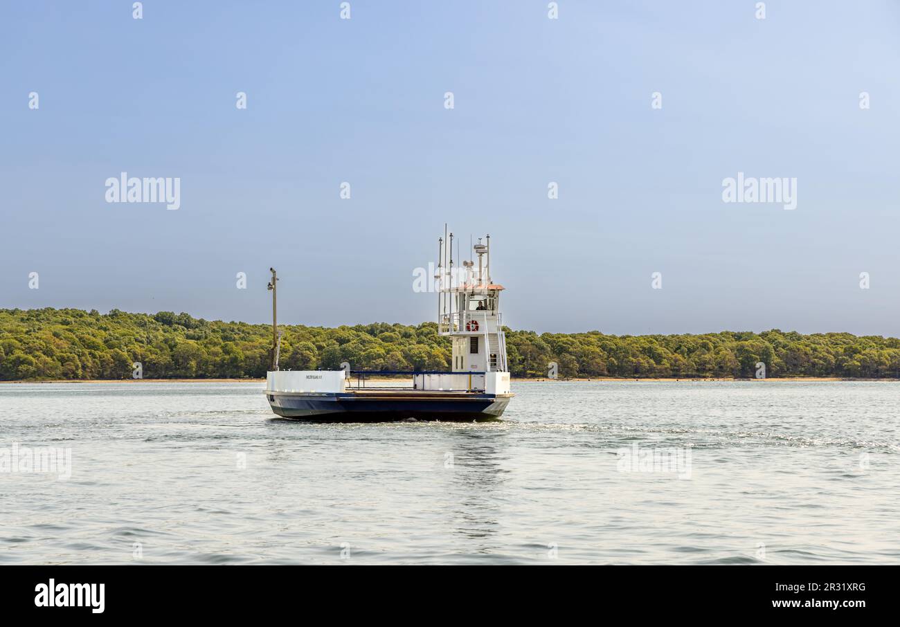 Shelter Island Ferry, the Southern Cross making a crossing empty Stock ...