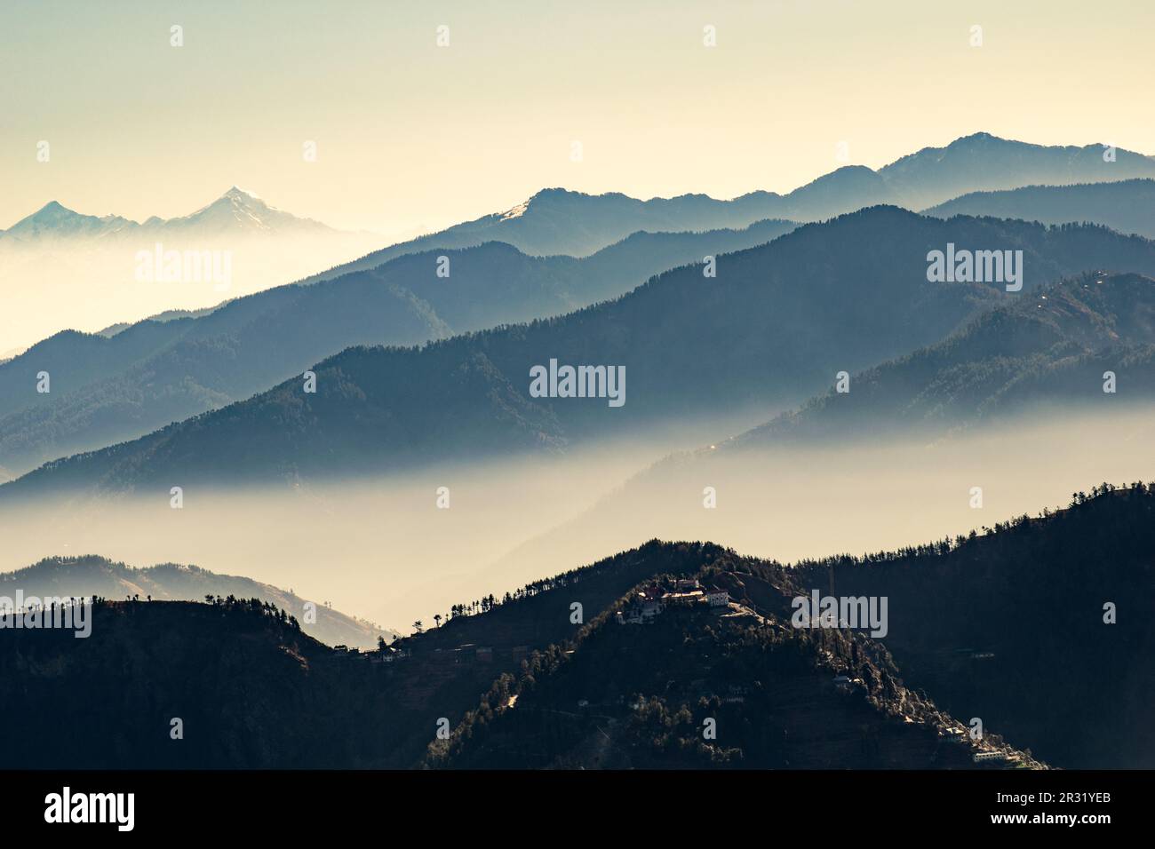 Shimla Mountain, Himalaya Stock Photo - Alamy
