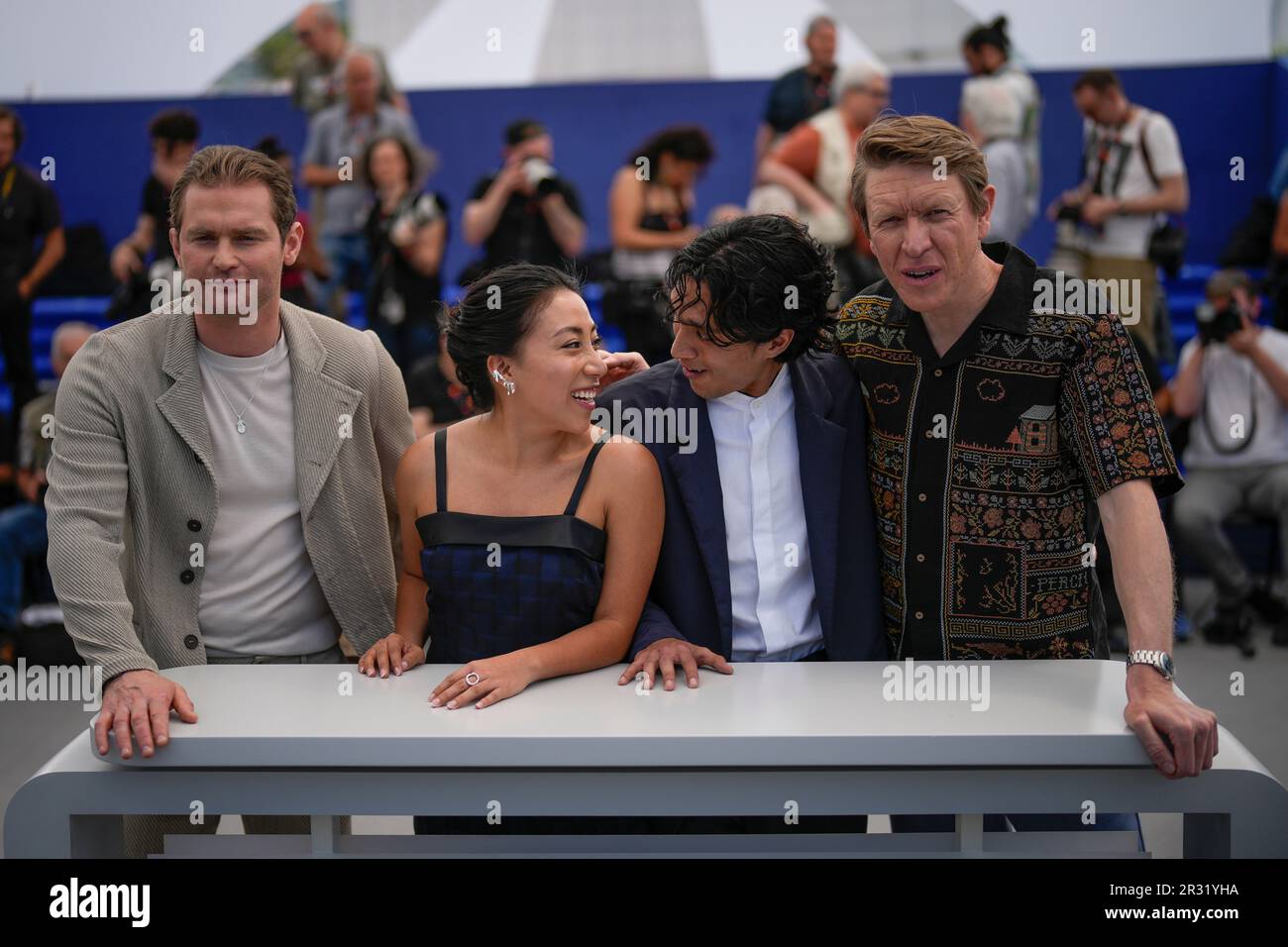 Mark Stanley, from left, Mishell Guana, Camilo Arancibia and Sam ...