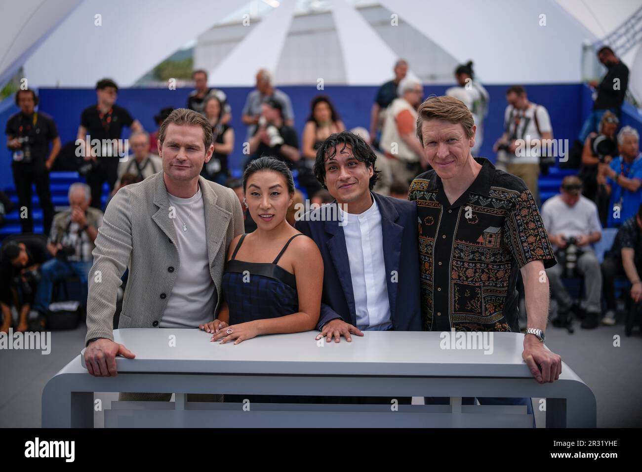 Mark Stanley, from left, Mishell Guana, Camilo Arancibia and Sam ...
