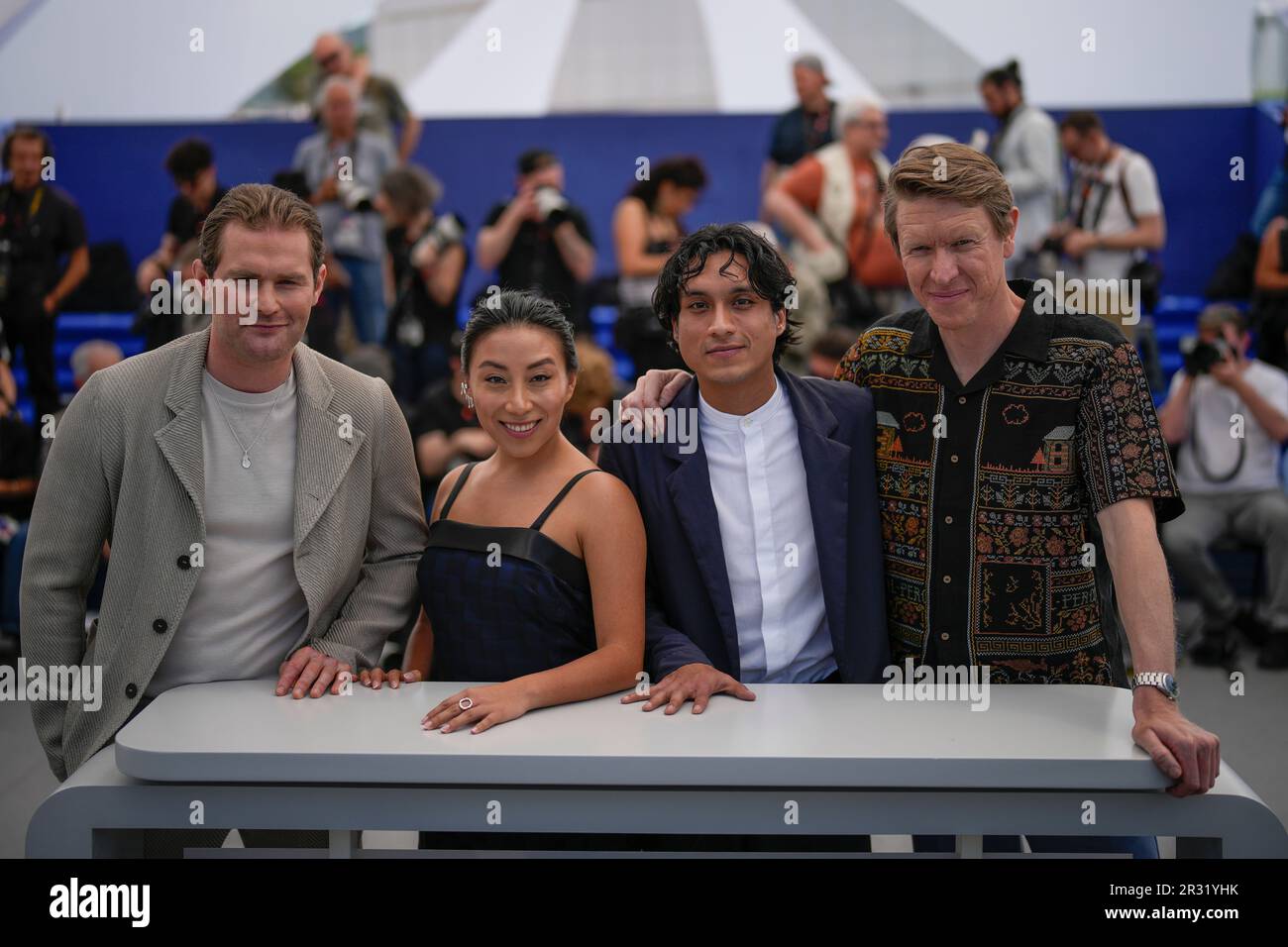 Mark Stanley, from left, Mishell Guana, Camilo Arancibia and Sam ...