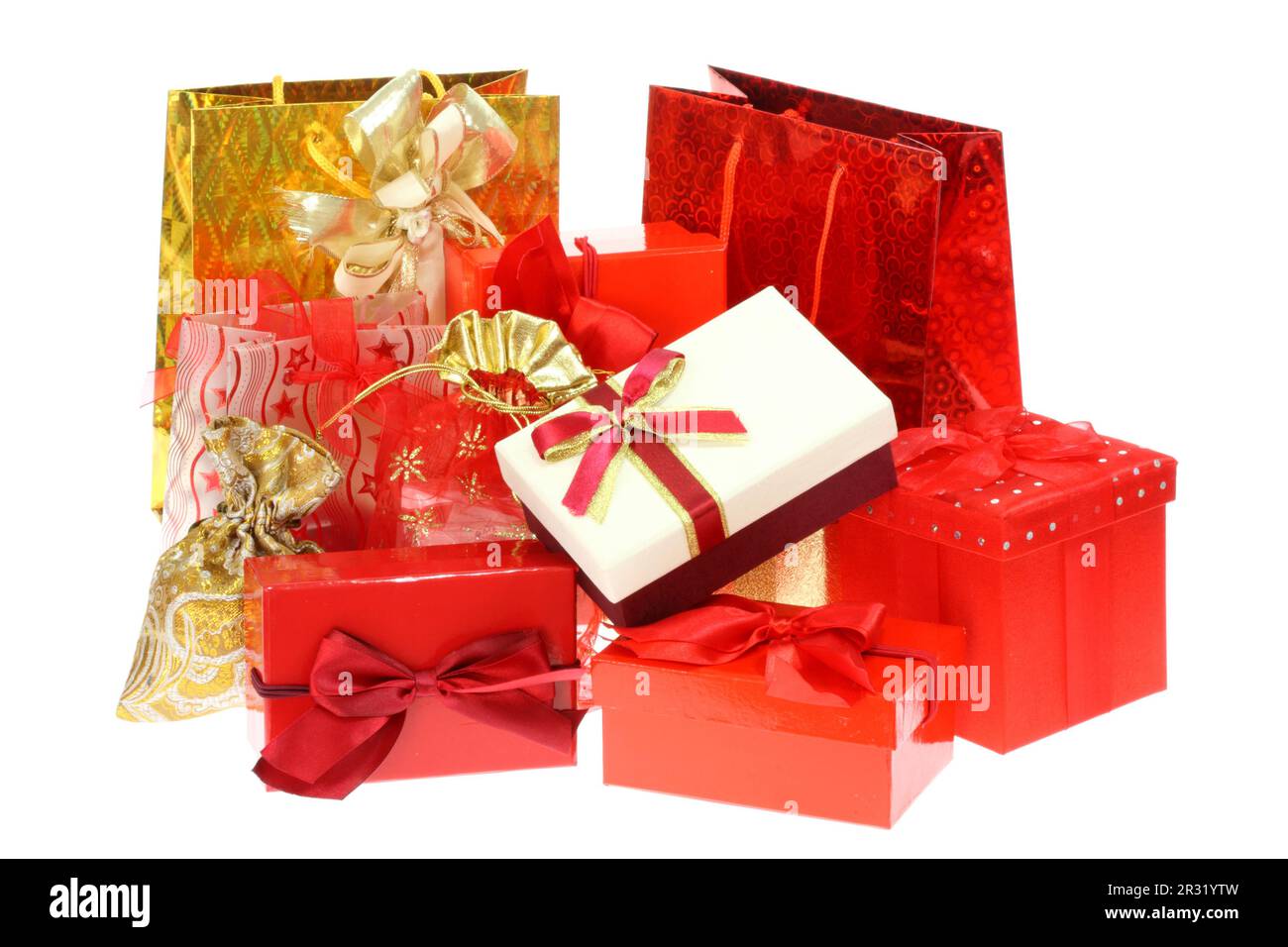 Paper bag gift boxes hi-res stock photography and images - Alamy
