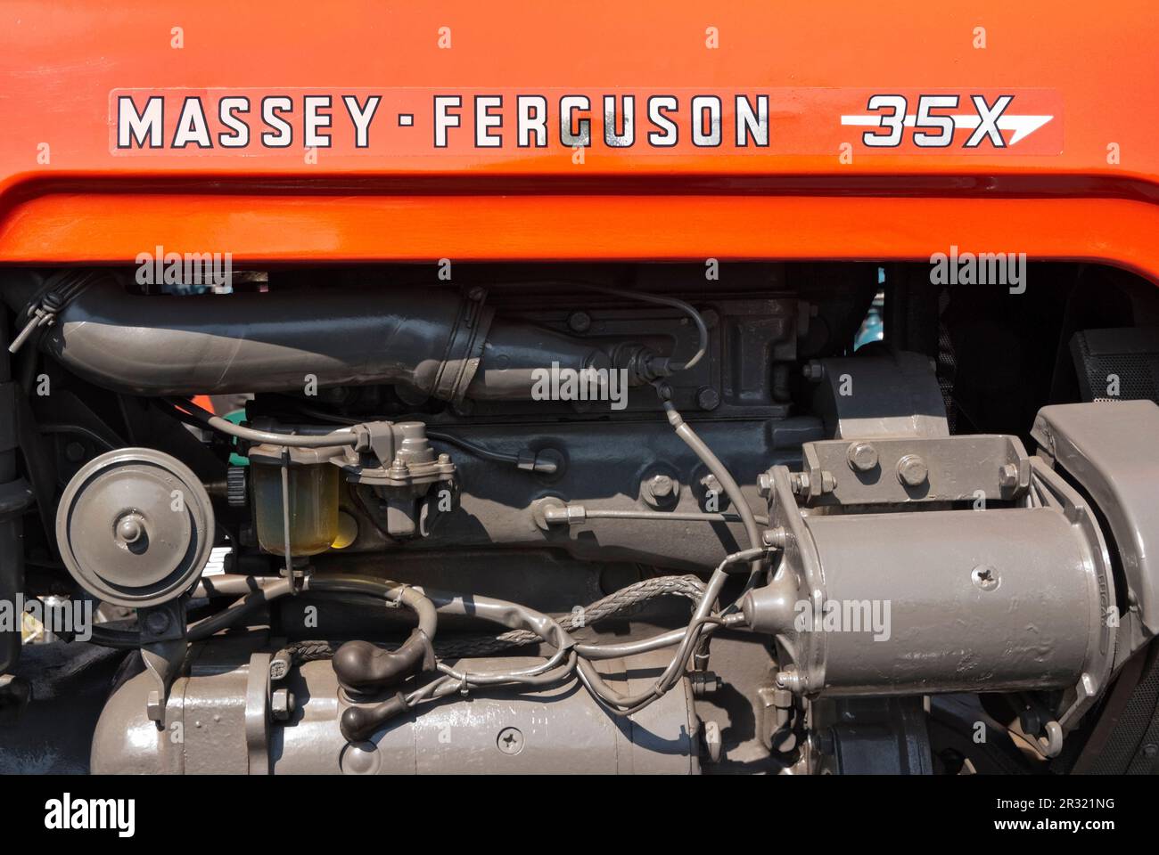 Detail view of a tractor Stock Photo - Alamy