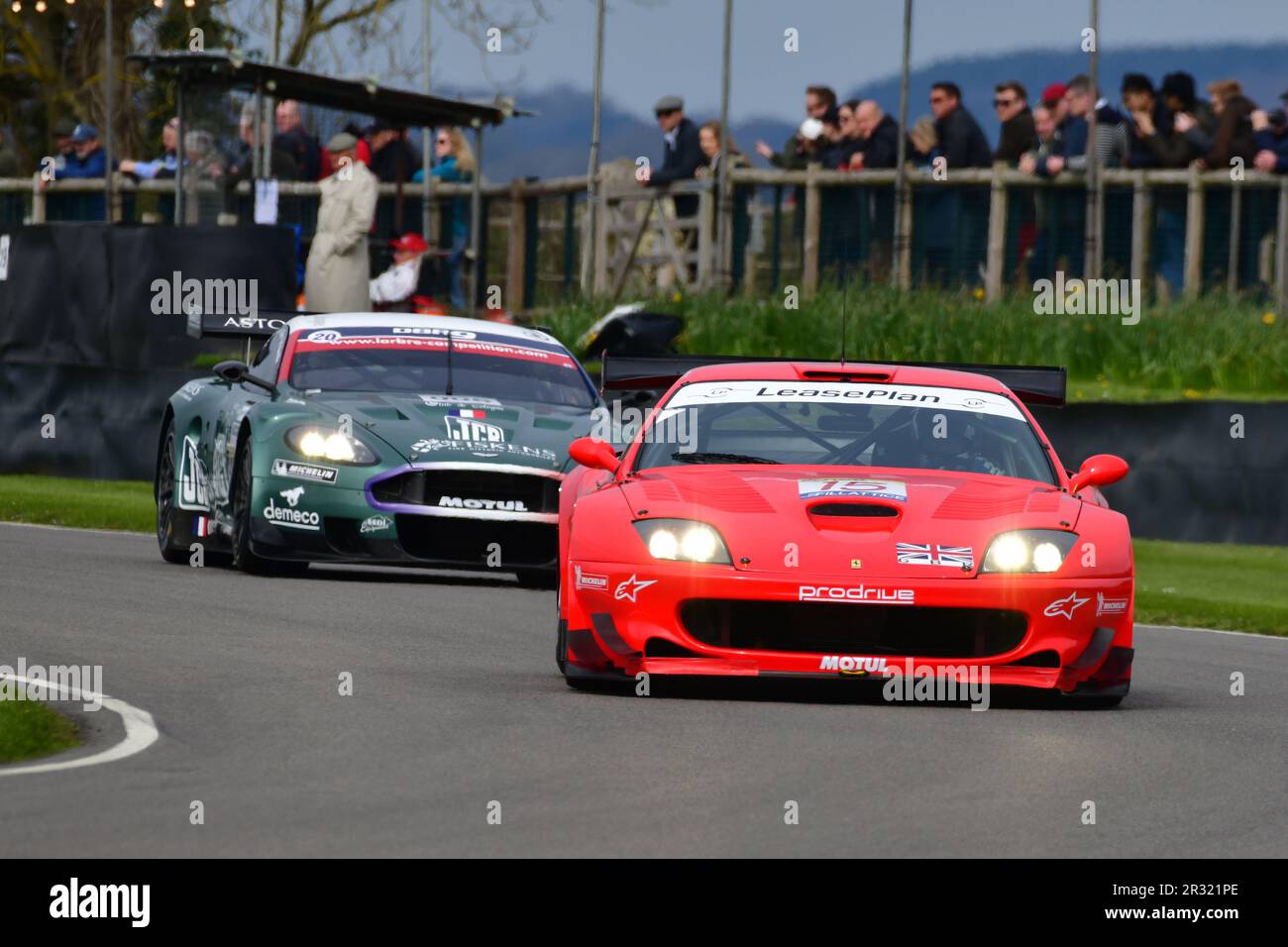 Charlie Remnant, Ferrari 550 GTS Marenello, GT1 Demonstration, on track ...
