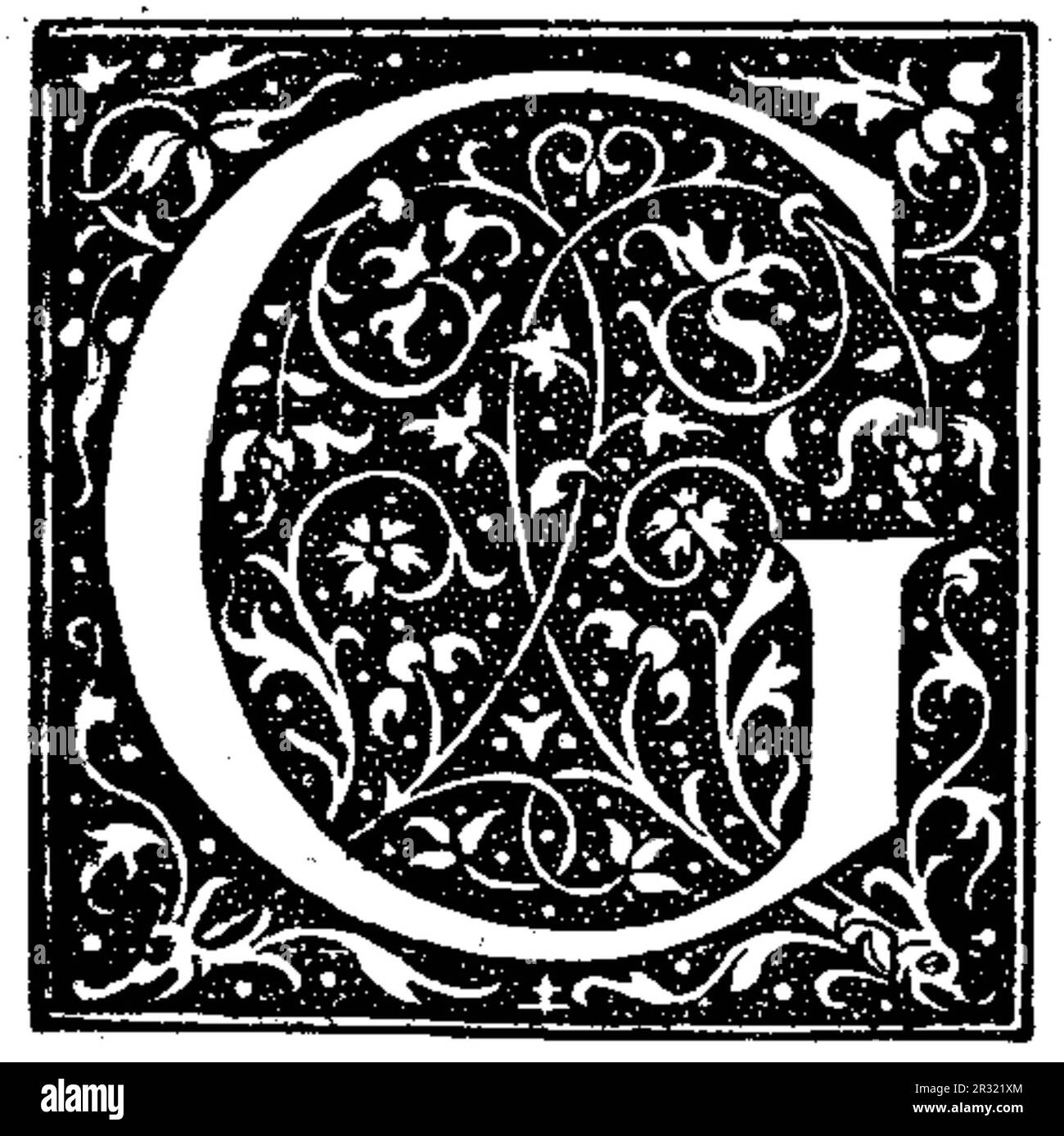 Drop caps Black and White Stock Photos & Images - Alamy