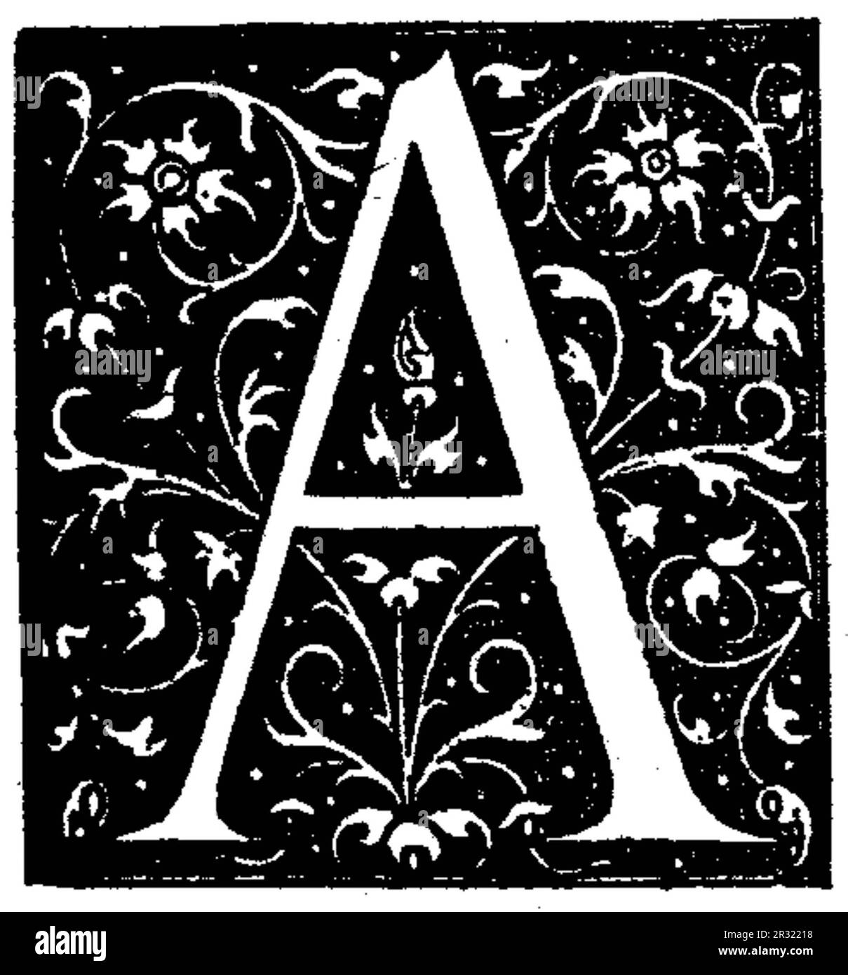 Drop caps Black and White Stock Photos & Images - Alamy