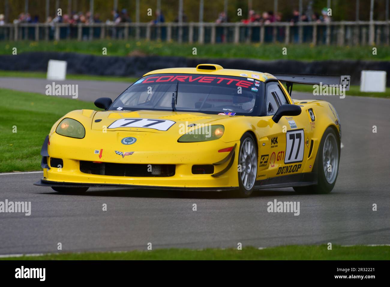 David Methley, Chevrolet Corvette C6 GT1, GT1 Demonstration, on track a ...