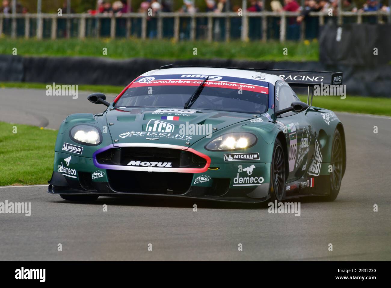 Gregor Fisken, Aston Martin DBR9, GT1 Demonstration, on track a ...