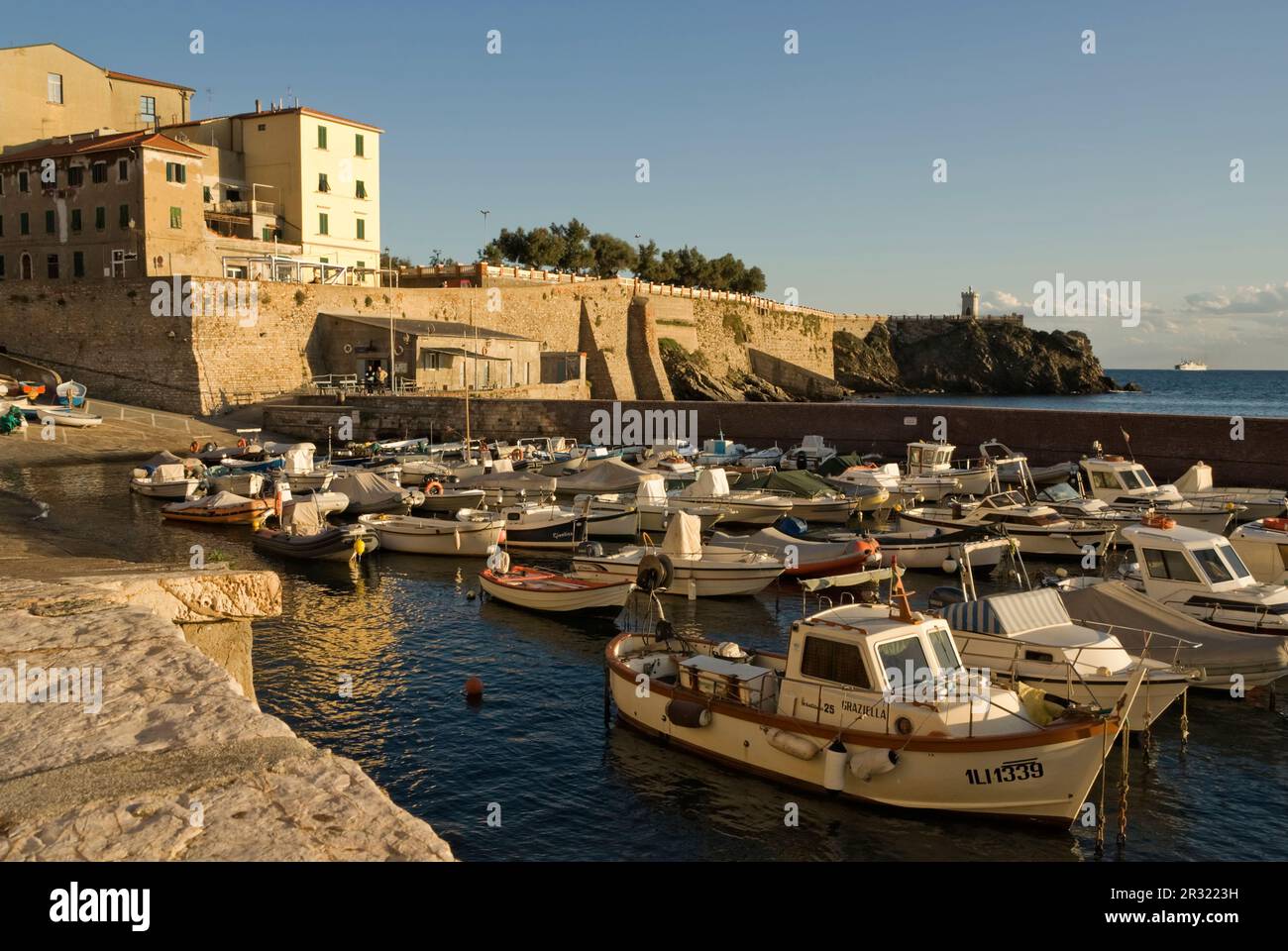 Port of Piombino Stock Photo - Alamy