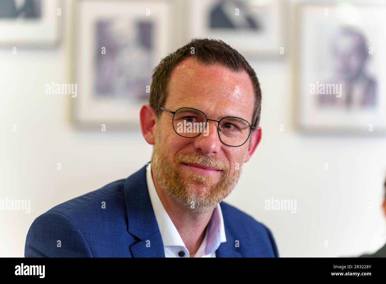 Mainz, Germany. 22nd May, 2023. Florian Ecker, Chief Superintendent of ...