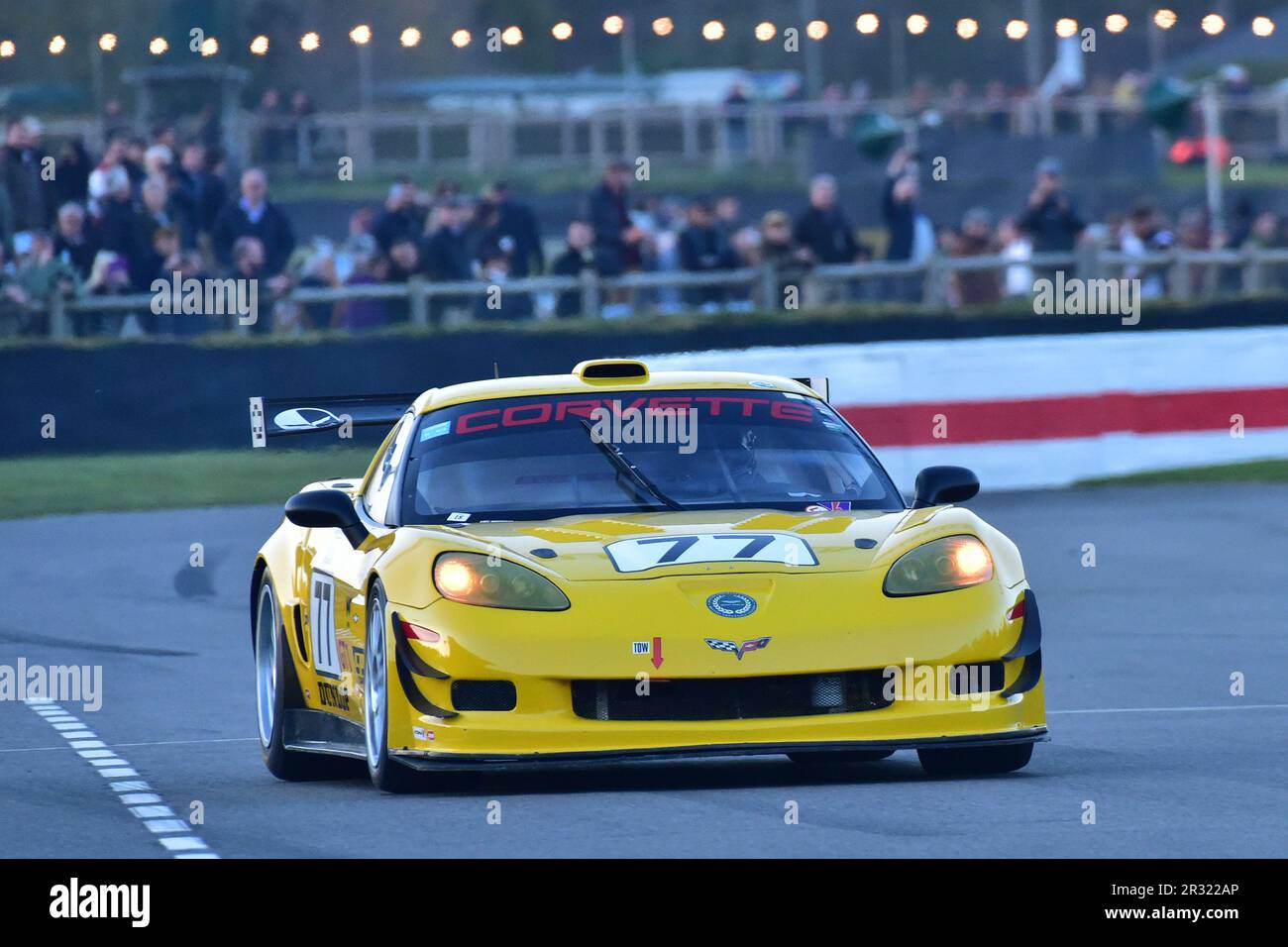 David Methley, Chevrolet Corvette C6 GT1, GT1 Demonstration, on track a ...