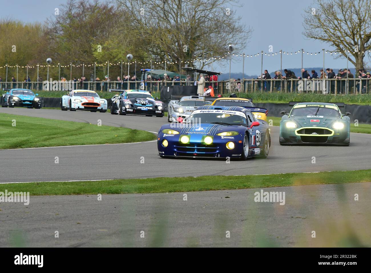 Benoit Treluyer, Chrysler Viper GTS-R, GT1 Demonstration, on track a ...