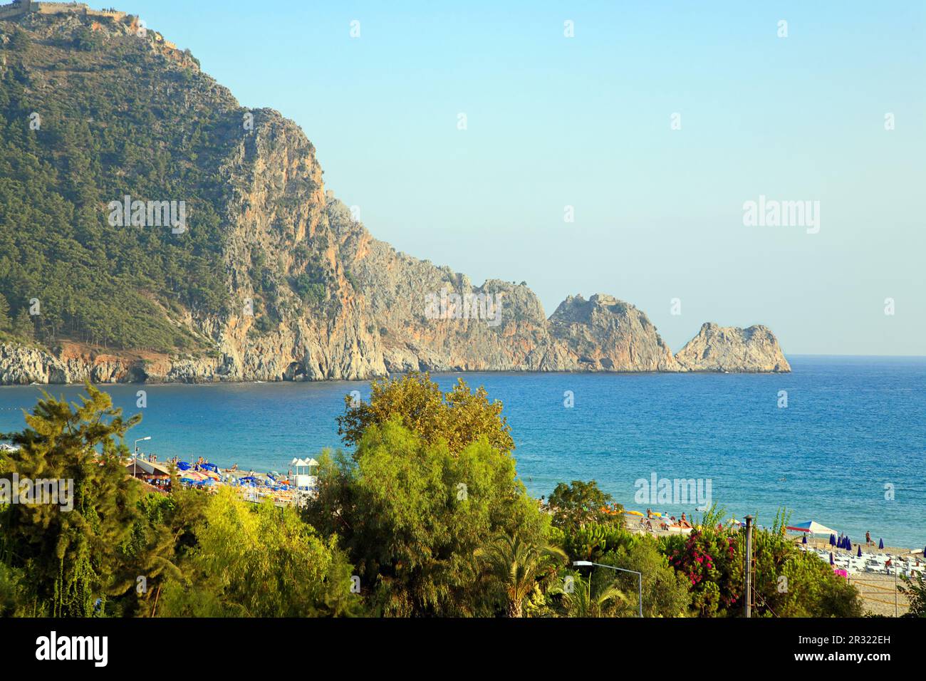 Turkish Riviera, Cleopatra Beach Stock Photo - Alamy