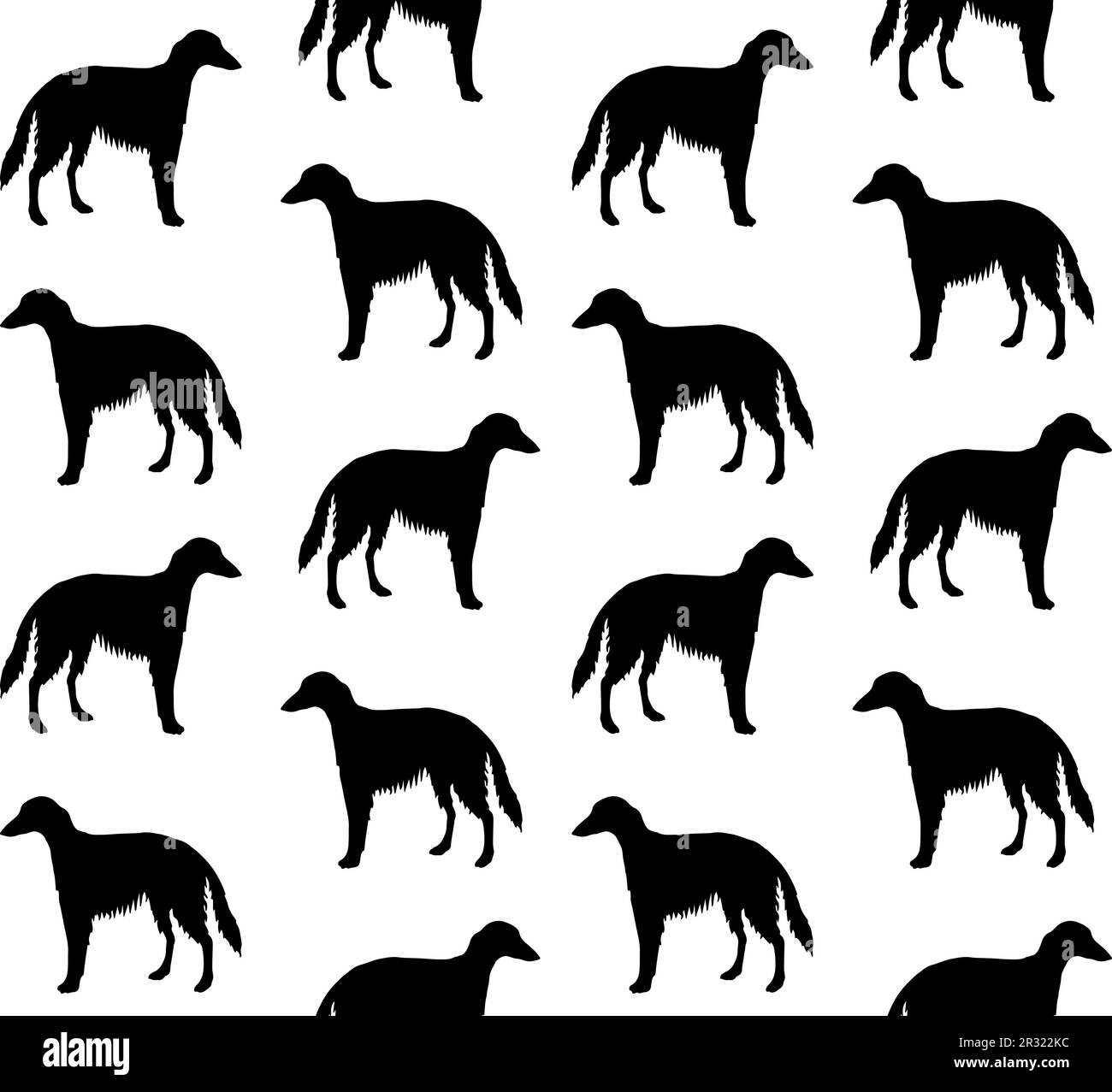 Russian canine greyhound Stock Vector Images - Alamy