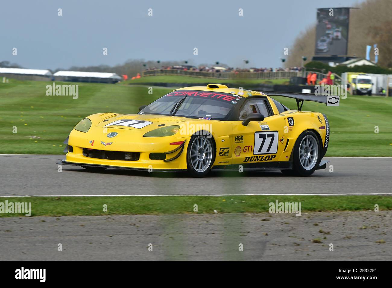 David Methley, Chevrolet Corvette C6 GT1, GT1 Demonstration, on track a ...