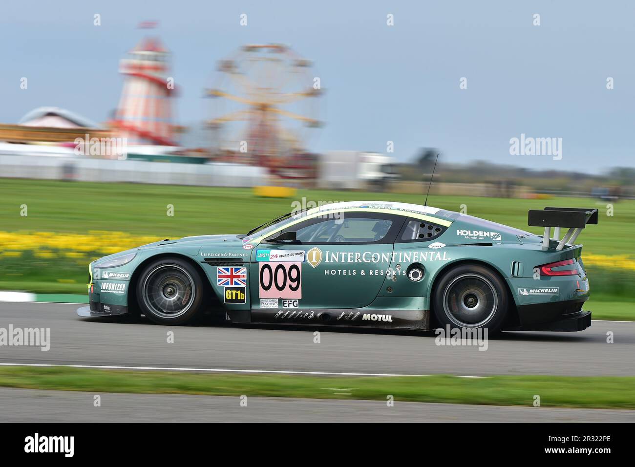 Aston Martin DBR9 009, Aston Martin DBR9, GT1 Demonstration, on track a ...