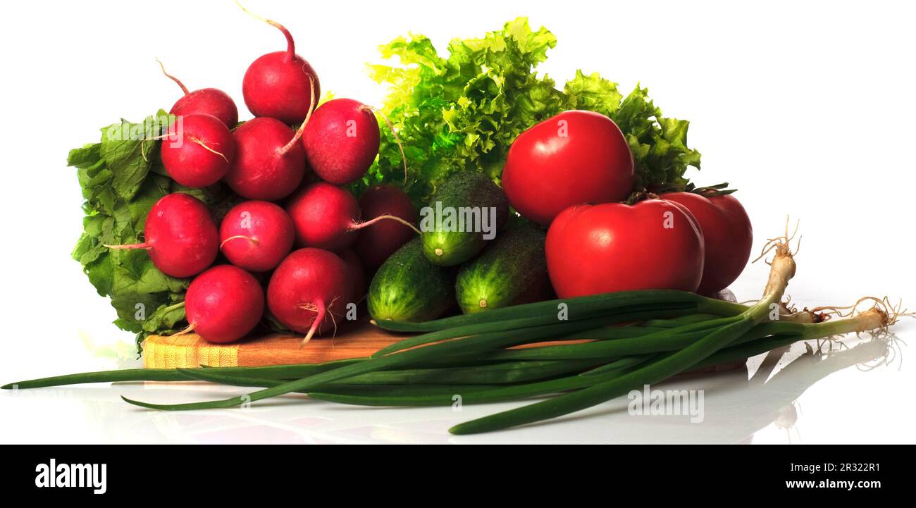 Vegetables in kitchen isolated Stock Photo - Alamy