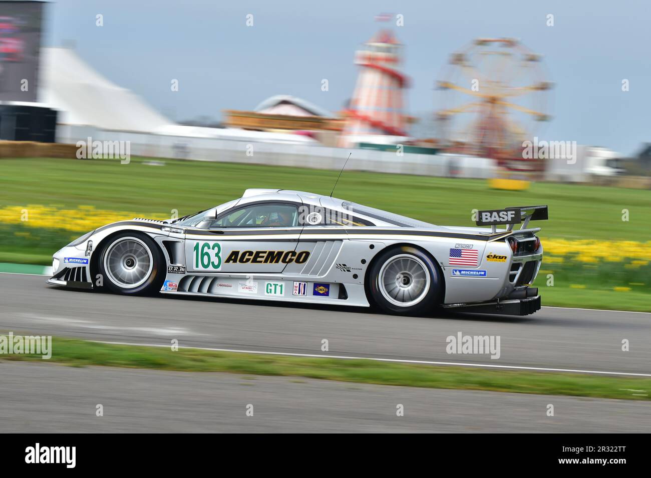 Johnny Mowlem, Saleen S7R, GT1 Demonstration, on track a collection of ...