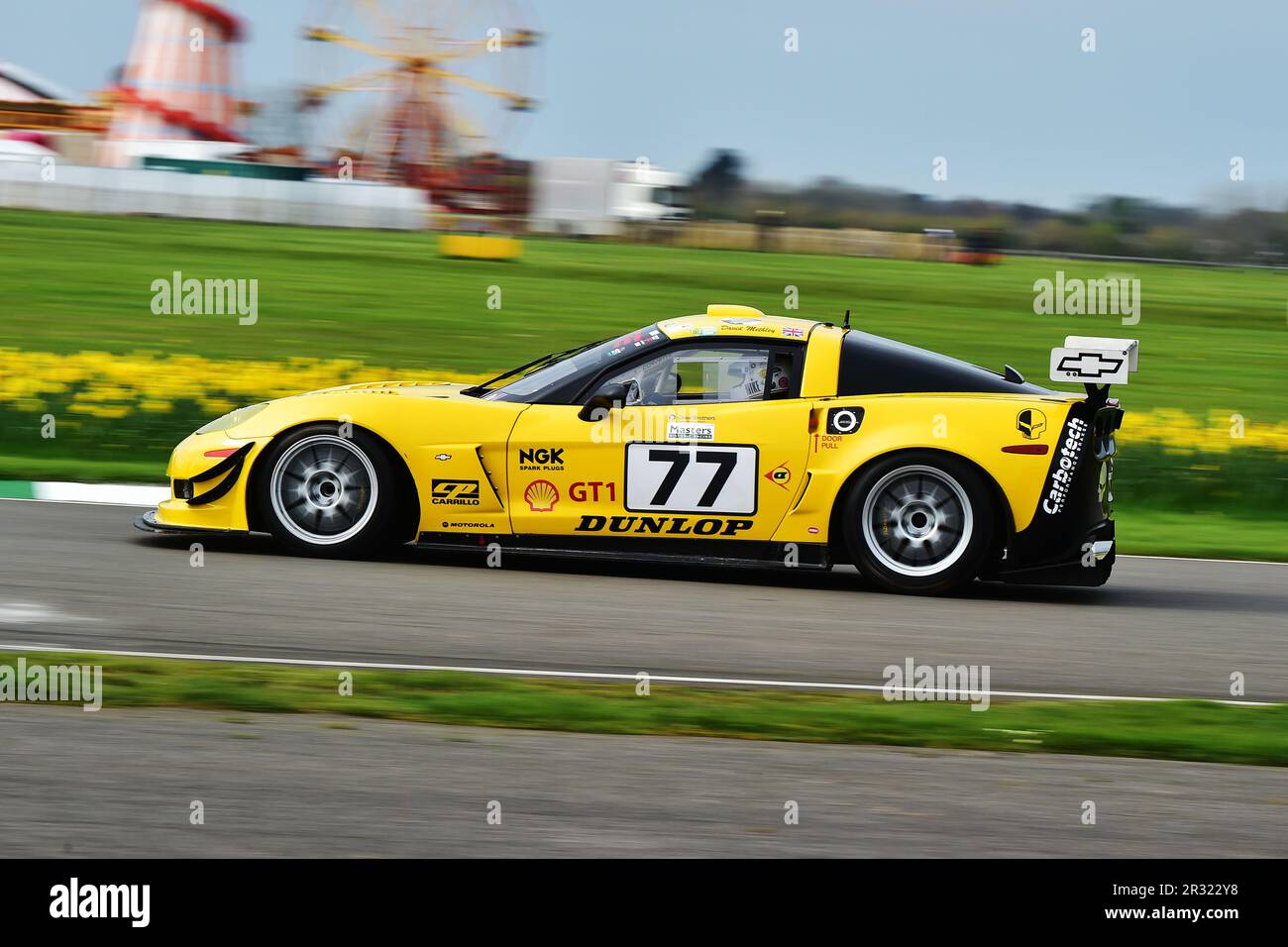 David Methley, Chevrolet Corvette C6 GT1, GT1 Demonstration, on track a ...