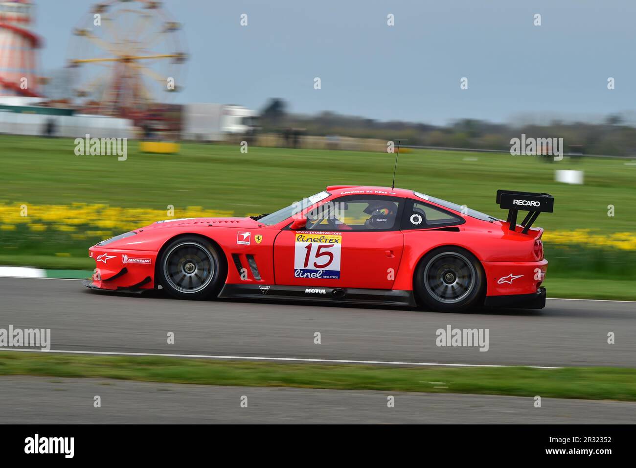 Charlie Remnant, Ferrari 550 GTS Marenello, GT1 Demonstration, on track ...