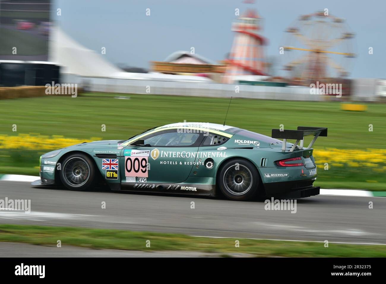 Aston Martin DBR9 009, Aston Martin DBR9, GT1 Demonstration, on track a ...