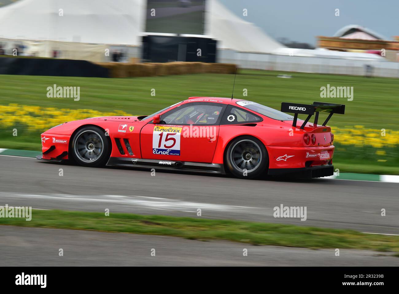 Charlie Remnant, Ferrari 550 GTS Marenello, GT1 Demonstration, on track ...
