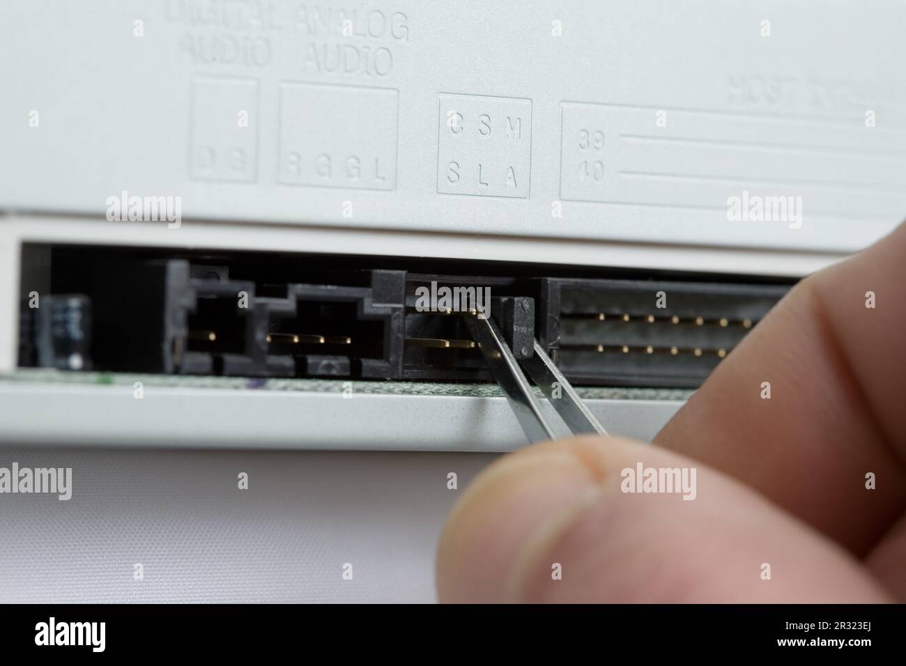 Installation of the drive Stock Photo - Alamy