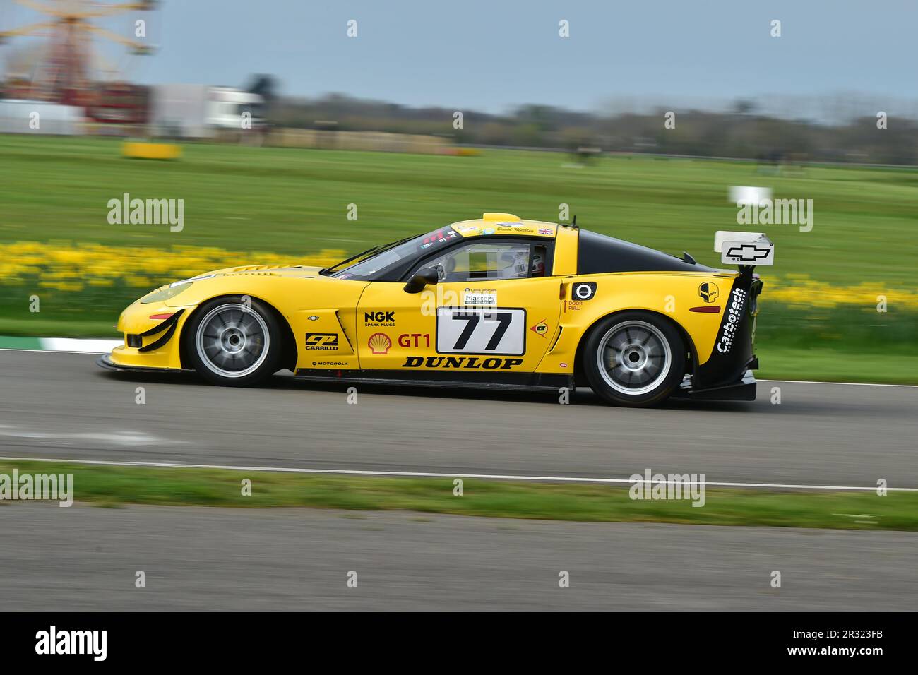 David Methley, Chevrolet Corvette C6 GT1, GT1 Demonstration, on track a ...