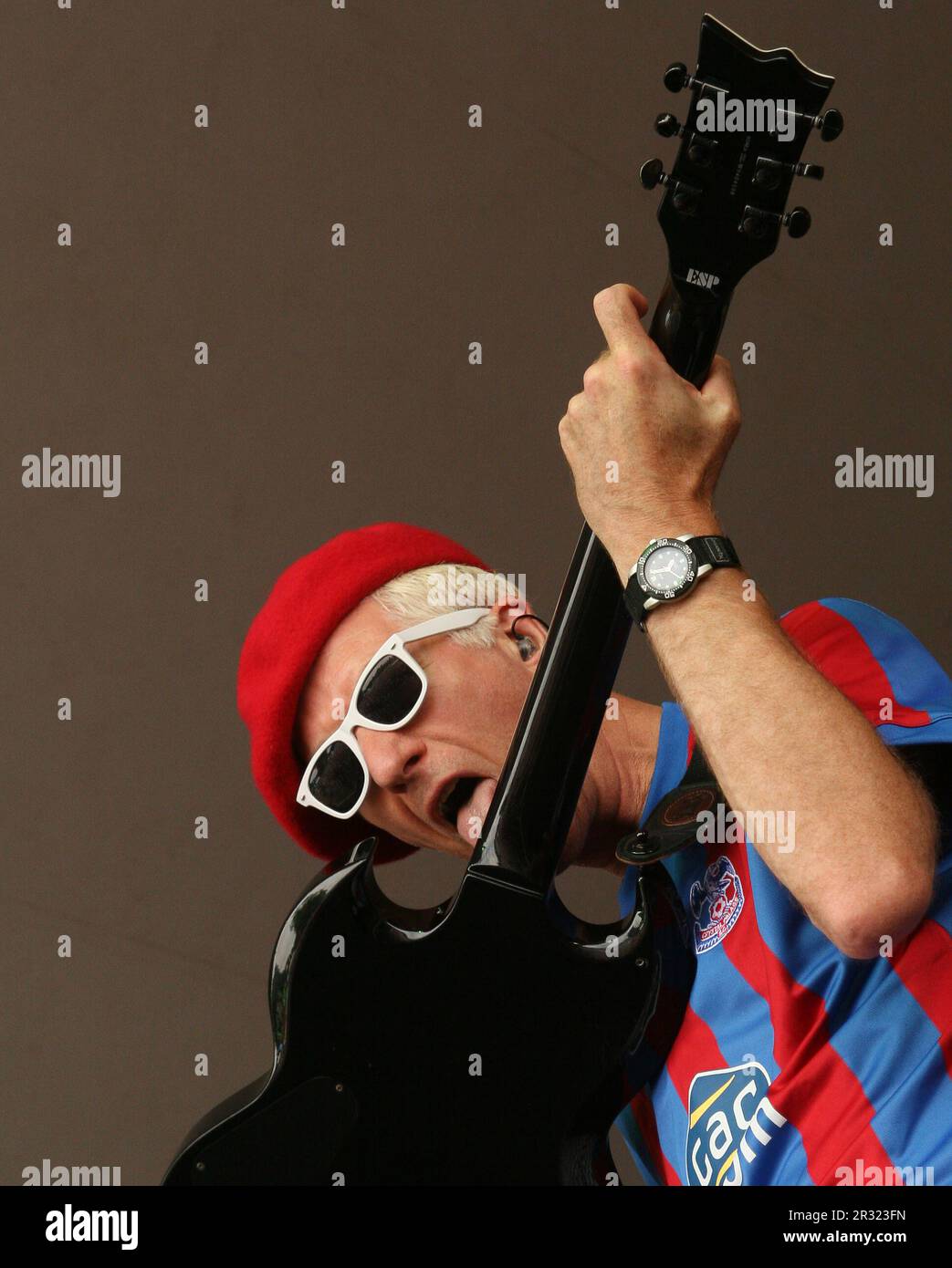 80s singer Captain Sensible performing at Summer Festival in Croydon ...
