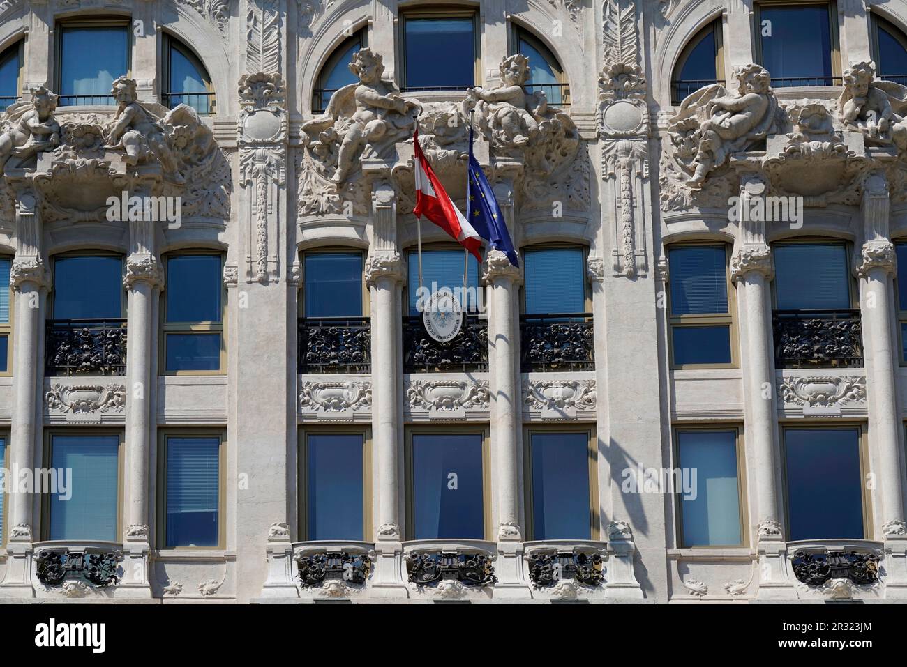 Italian Liberty architecture in Milan, ex Hotel Trianon, Piazzetta ...