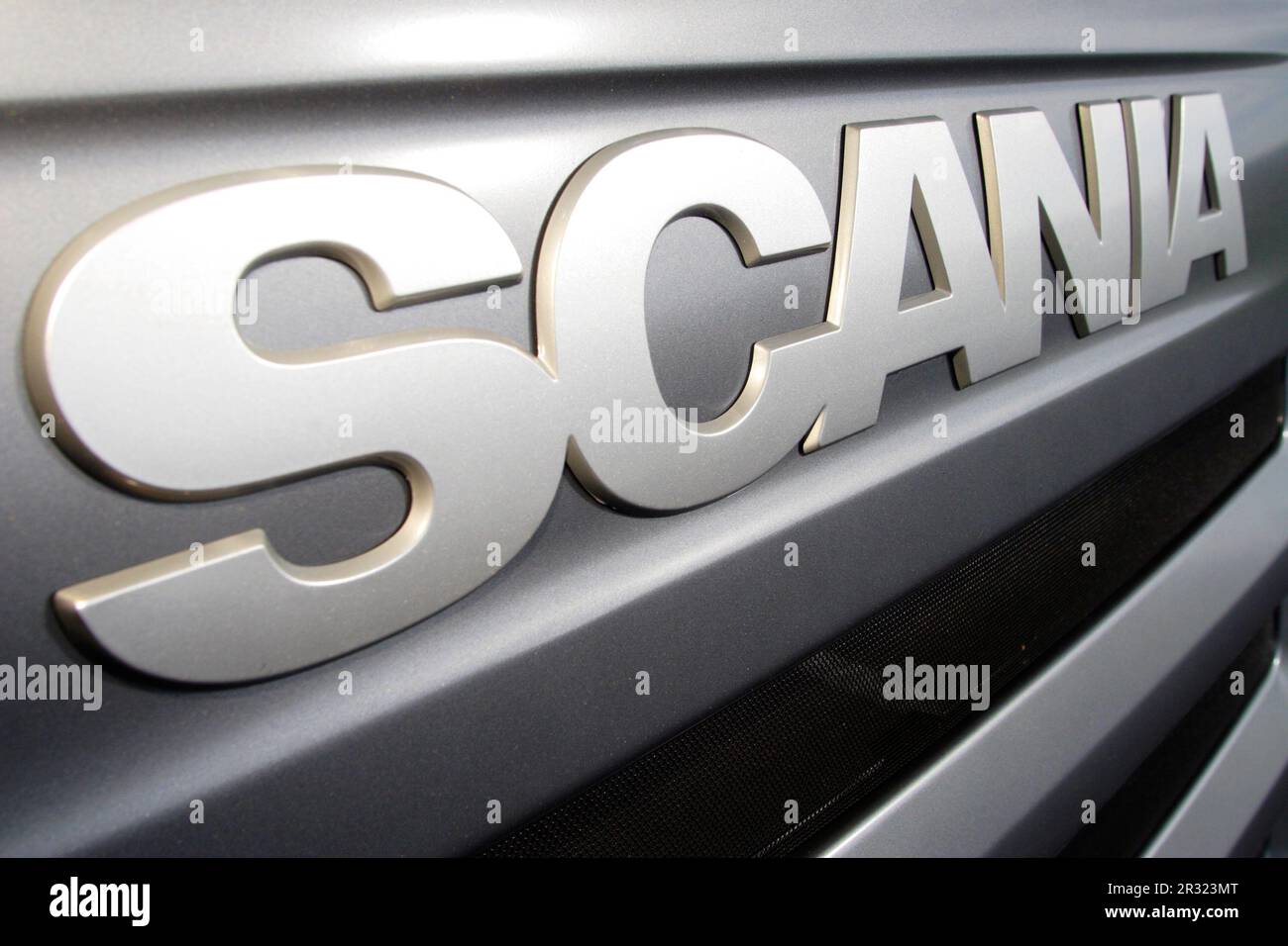 Truck Scania font Stock Photo - Alamy
