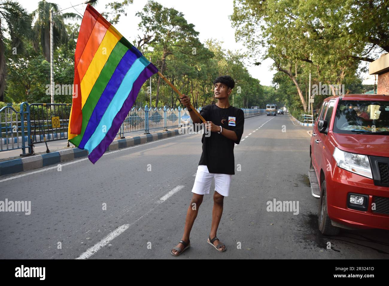 Pride walk in kolkata hi-res stock photography and images - Alamy