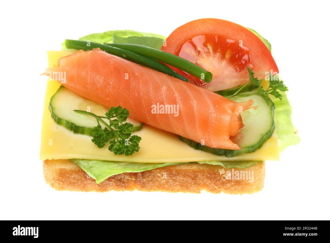 Breakfast toast healthy sandwich Cut Out Stock Images & Pictures - Alamy