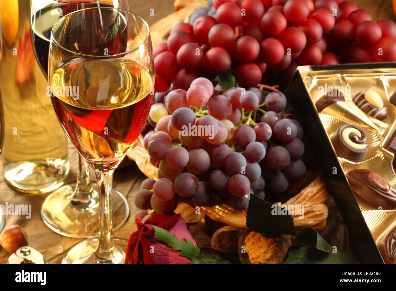 Composition of wine Stock Photo - Alamy